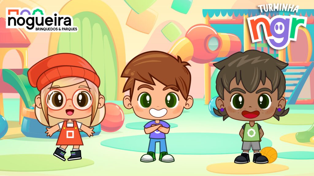 Nogueira Brinquedos & Parques lança Turminha NGR - Nogueira Brinquedos